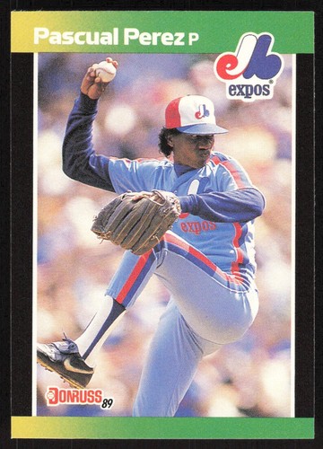 1989 Donruss Baseball's Best Pascual Perez #302 Montreal Expos | eBay