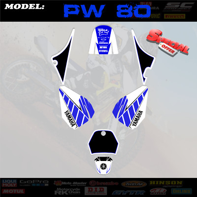 Graphics Kit Decals Stickers Fits YAMAHA PW 80 PW80 1983-2020 1984 85 ...