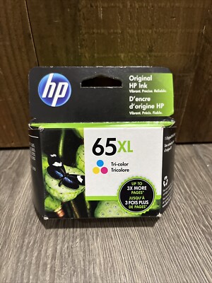 HP 65XL (N9K03AN) Tri-Color Ink Cartridge 0746 MALAYSIA October/2022 ...