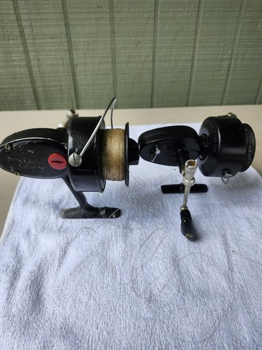2 VINTAGE GARCIA MITCHELL FISHING SPINNING REELS 306 Saltwater & 305 ...