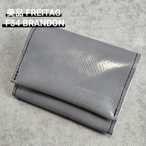 Freitag F54 Brandon Card Holder Gray White Recycled Material | eBay