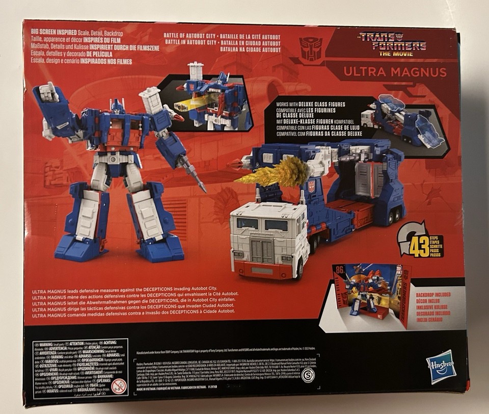 Transformers Studio Series Ultra Magnus 86 Complete Leader Class G1 ...