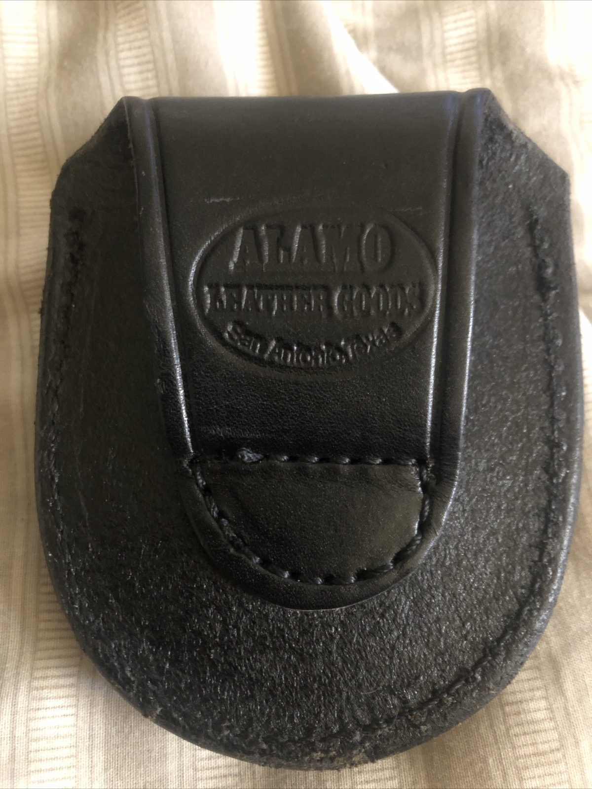 Vintage Alamo Leather Goods Handcuff Case Pouch Black | eBay