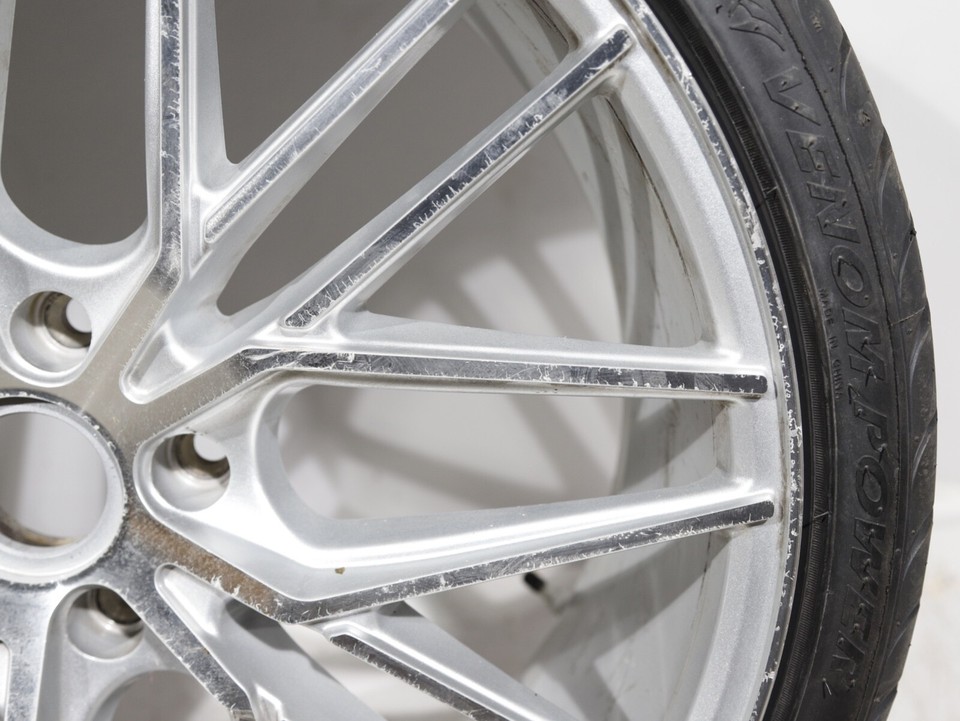 Road Force 22" Wheel RF13 Single Silver Machined Rim 90% Tire 22x9 ET ...