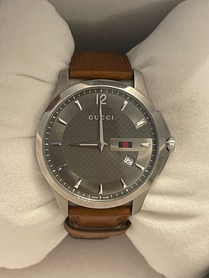 Gucci mens watch pre owned | eBay