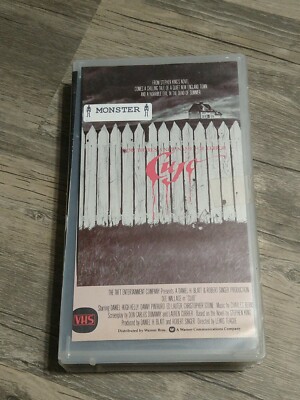 Cujo VHS Vintage Horror Stephen King Warner Home Video Clamshell Rare ...