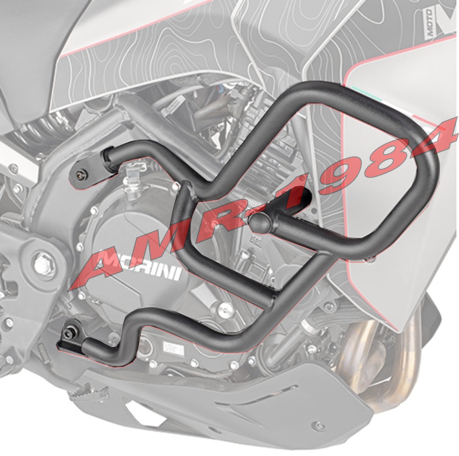 TN9350+GIVI+Crash+BAR+Buffer+Black+Mmoto+Morini+x-Cape+649+2021+2022 ...