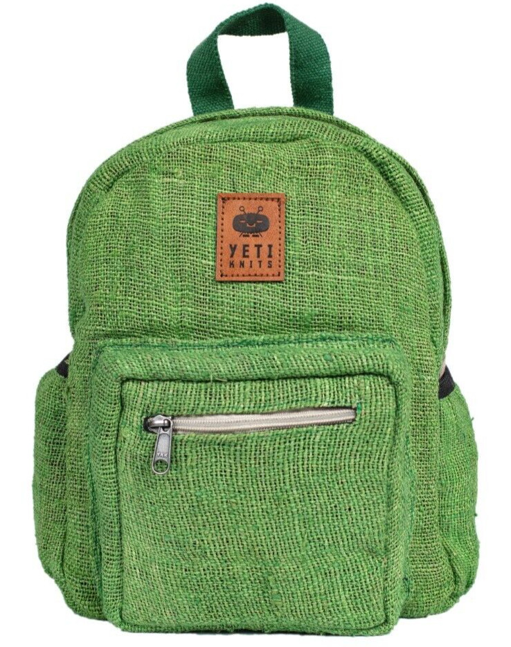 100 % Raw Hemp Mini Backpack - Sustainable and Stylish for Travel ...