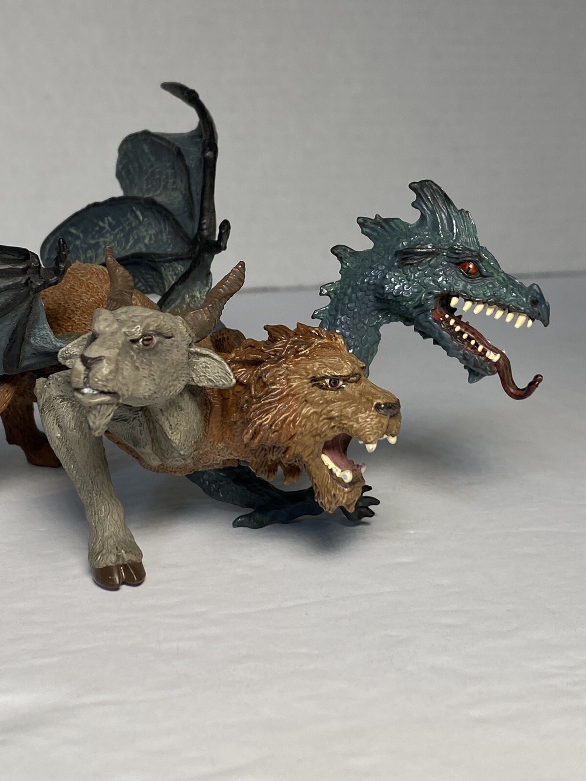 Safari Ltd. Chimera 3 Headed Dragon Lion Goat /Snake Tail Toy Action ...