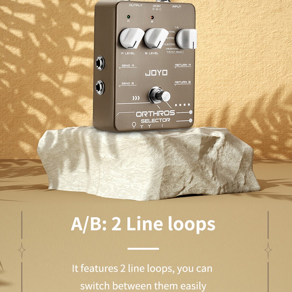 JOYO Loop Guitar Effect Pedal 6 Looping Modes 2 Line Loop With Power ...