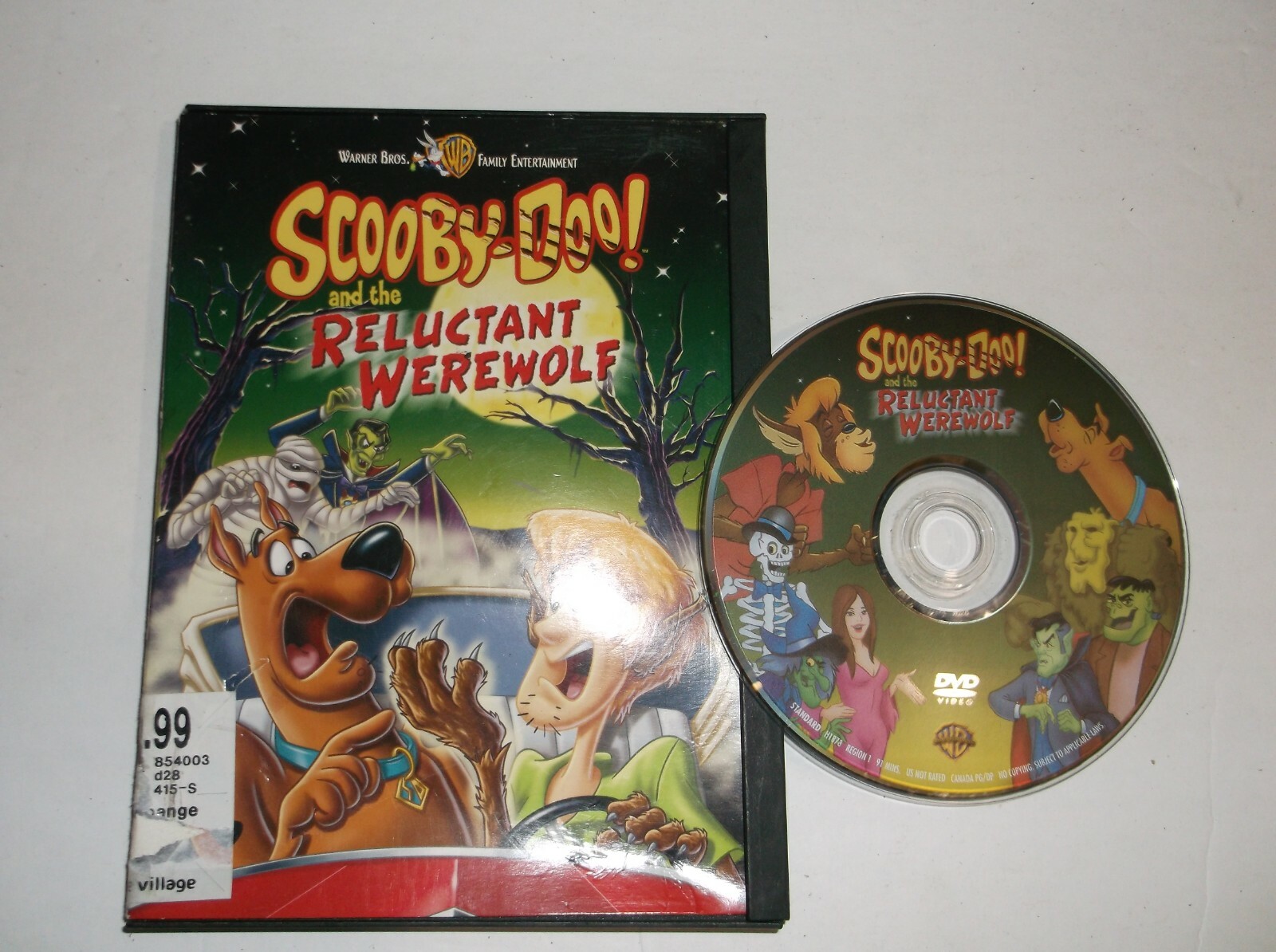 Scooby-Doo and the Reluctant Werewolf (DVD, 2002) Halloween, Shaggy ...