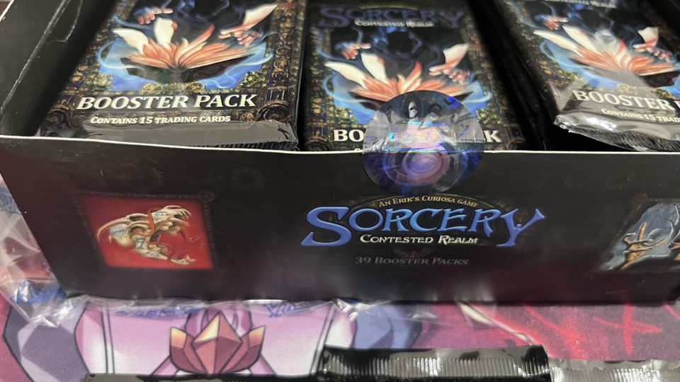 Sorcery Contested Realm SCR TCG Alpha - 3 Booster Packs - Sealed! | eBay