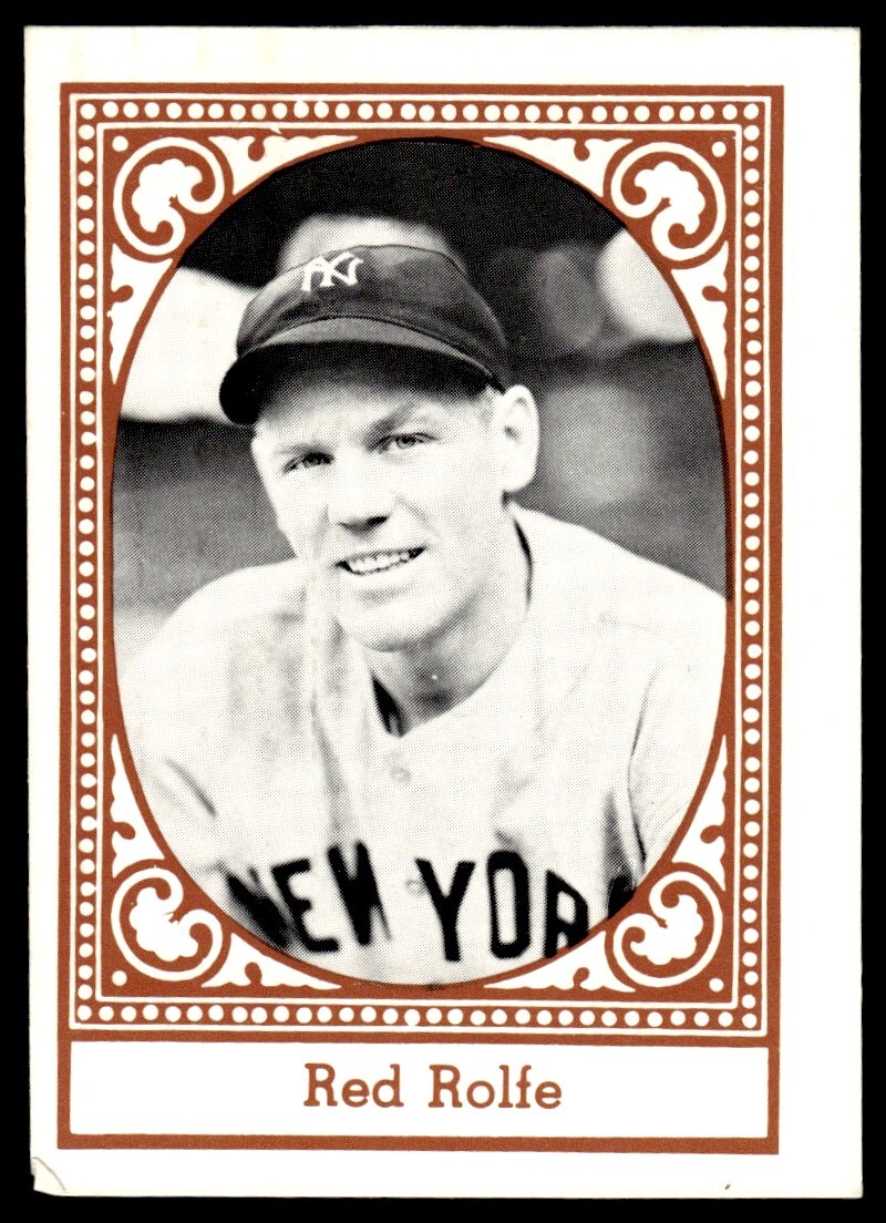 1980 TCMA All Time New York Yankees Red Rolfe New York Yankees #1980 ...