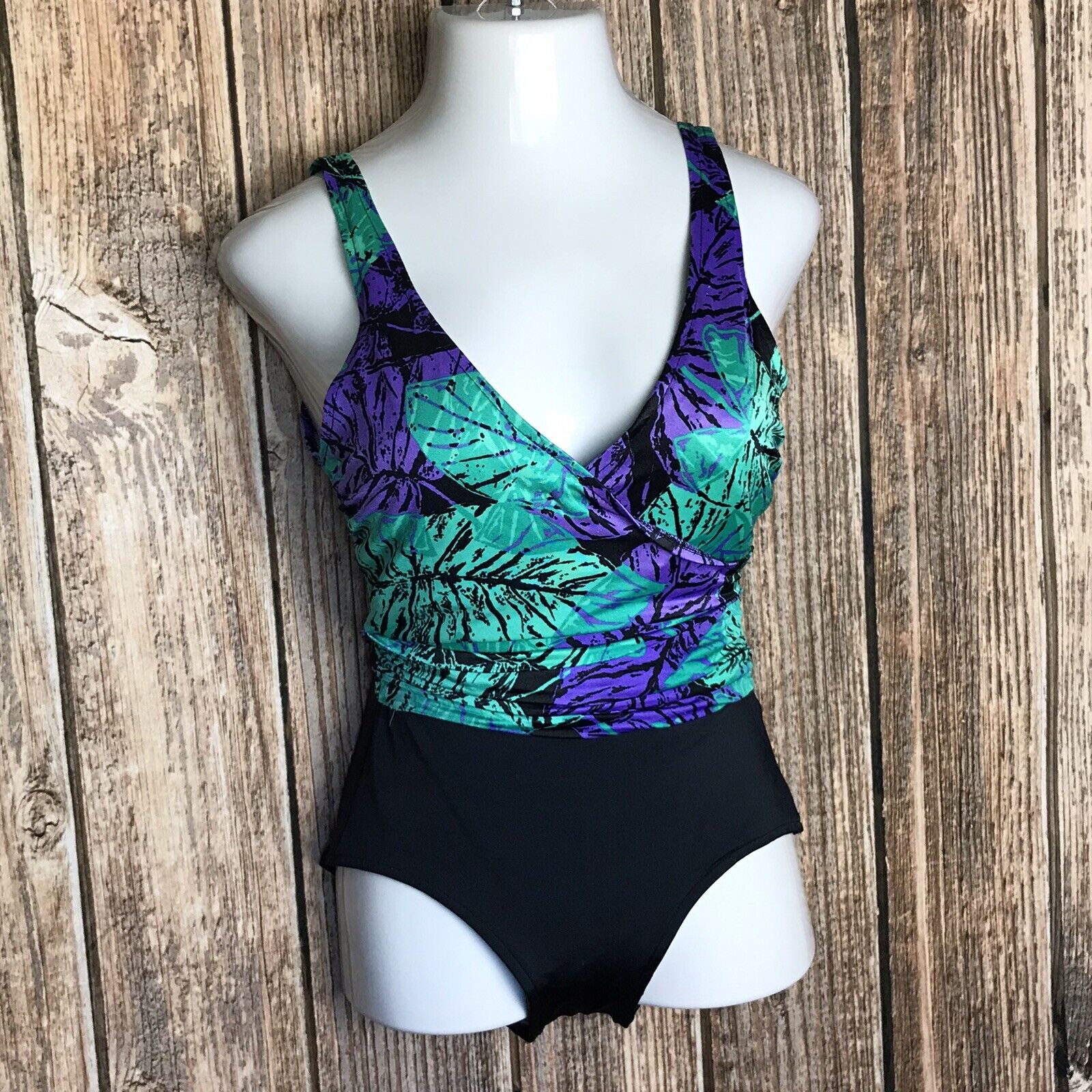 Catalina One Piece Vintage Slimming Swimsuit ~ Sz 12 … Gem
