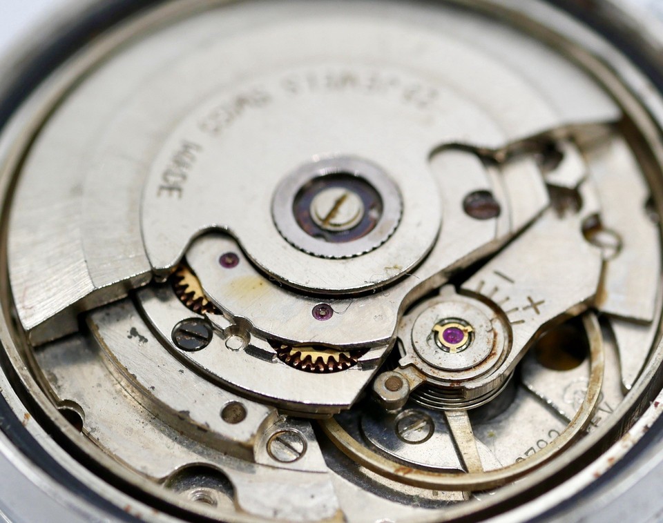 Vintage Edox Hydromatic Automatic Watch ETA 2783 Not Running For Parts ...