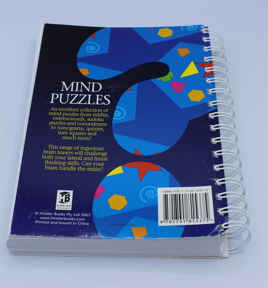 Mind Puzzles : Hundreds of Great Puzzles To Get You Thinking (2007) | eBay