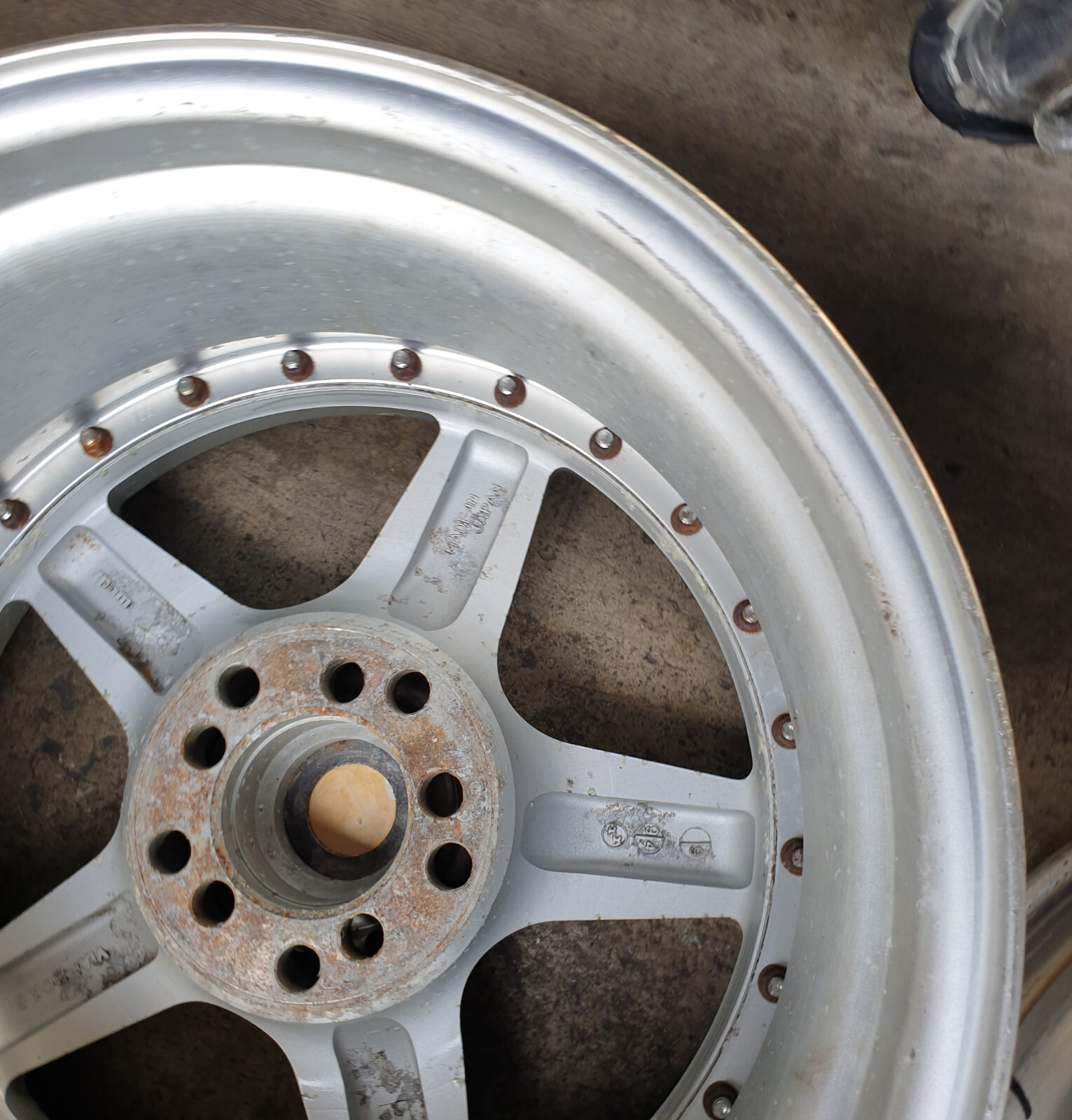 JDM 16" Weds Kranze 5spoke rims wheels for datsun S30 240sx Z31 180sx ...