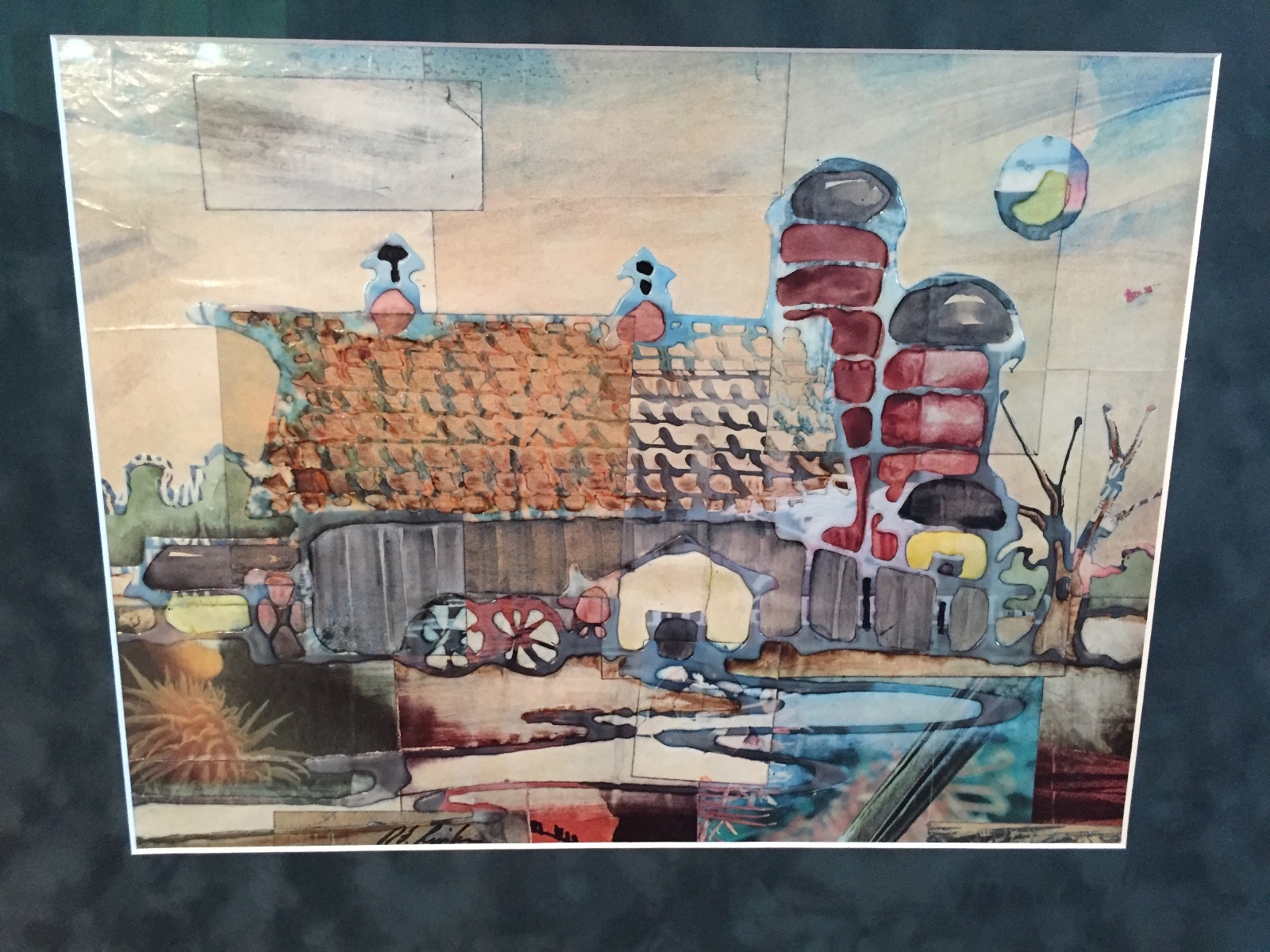 RONALD F. LINDER, Original FARM SCAPE, Large Oil Composite Painting | eBay