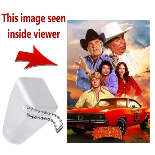 The Dukes Of Hazzard Keychain Viewer Bo Luke Daisy General Lee Car ...