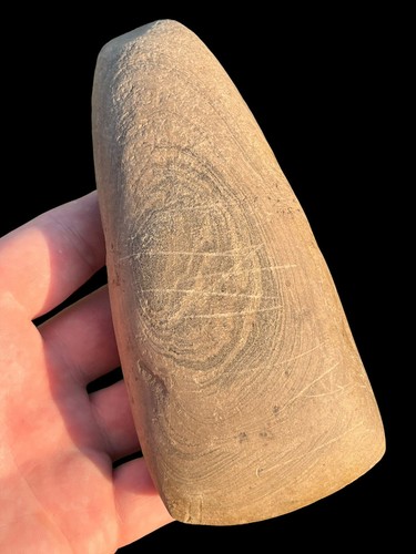 Banded Kentucky Celt ~ Arrowhead ~ Ex Gary Noel ~ Indian Artifact | eBay