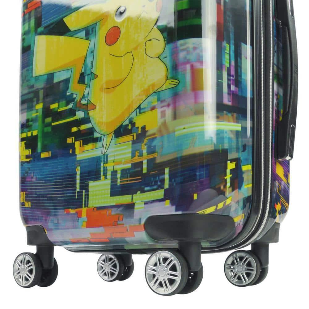 FUL Pokemon Pikachu 21 Inch Rolling Luggage Hardshell Carry On Suitcase ...