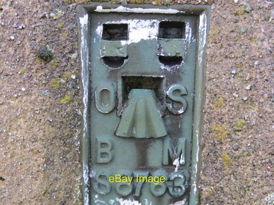 Photo 12x8 Flush bracket on the trig pillar, Clachan Hill 658m S8763 ...