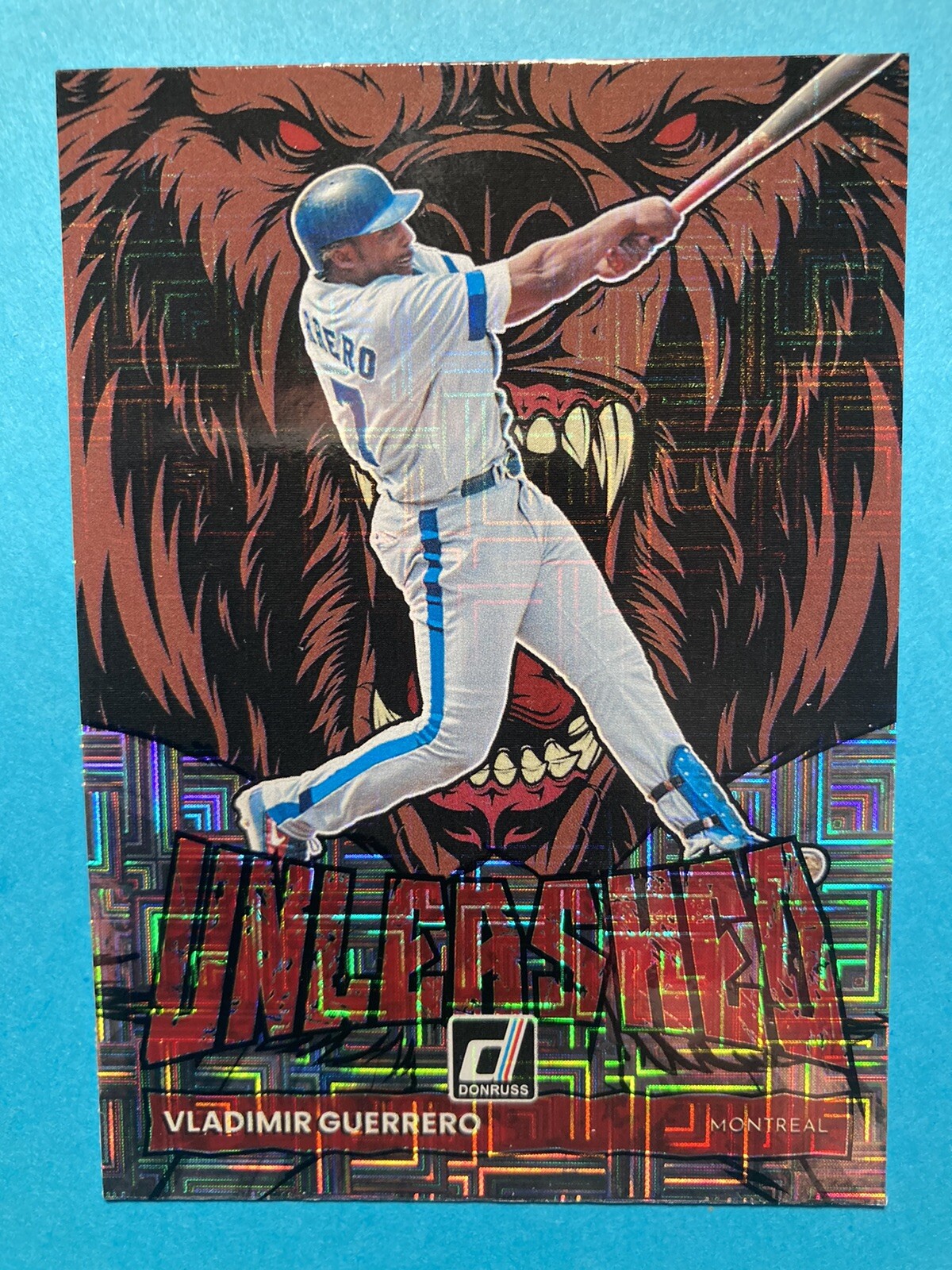 2022 Donruss Unleashed VLADIMIR GUERRERO Holo Vector Parallel EXPOS | eBay
