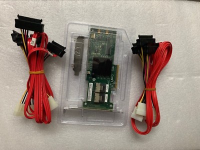 IBM M1015 46M0861 SAS/SATA PCI-e RAID Controller +2*SFF-8087 to SFF ...