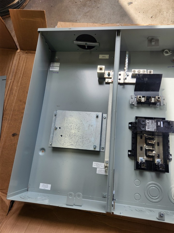 SIEMENS METER MC0816B1400RLTM LOAD CENTER COMBINATION TALON METERING ...