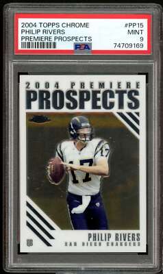 Philip Rivers Rookie Card 2004 Topps Chrome Premiere Prospects #PP15 ...
