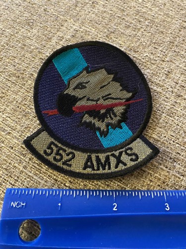 USAF 552nd AMXS AIRCRAFT MAINTENANCE SQ Squadron AMX US Air Force Patch ...