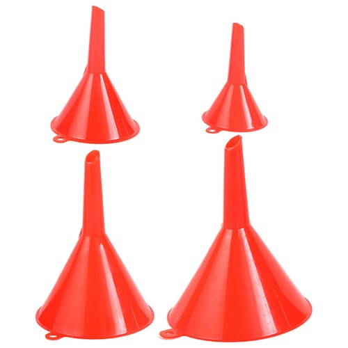 Funnel Set 4X Red Oil Change Funnel For Automotive Car Oil Funnel Tool ...