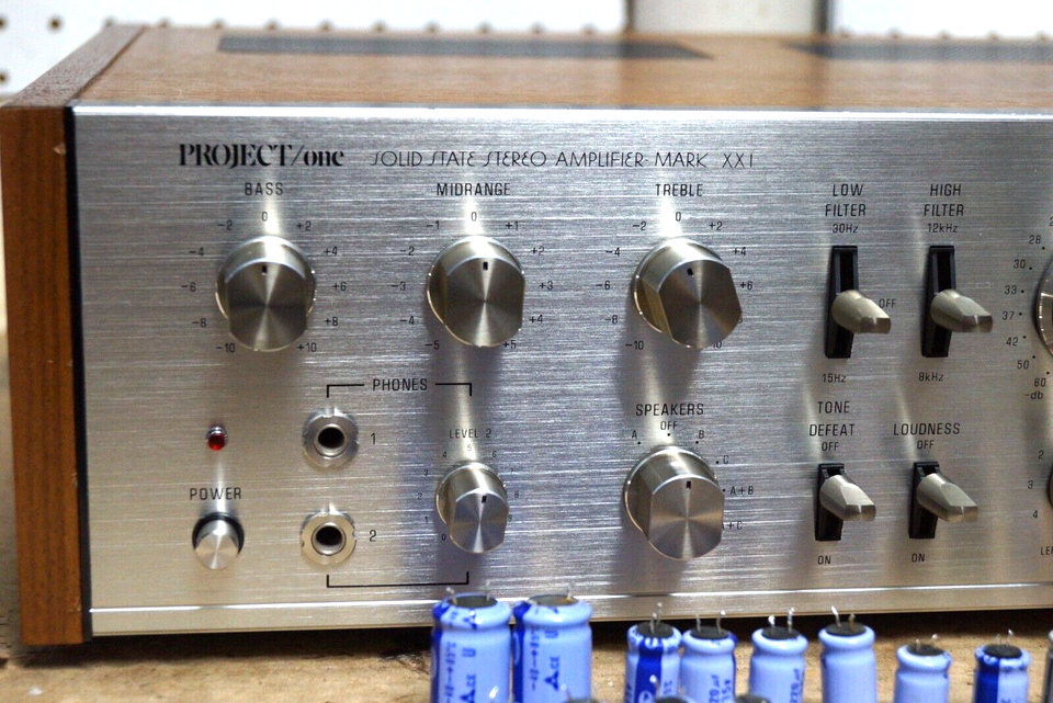 Vintage Project One Stereo Amplifier Mark XXI Serviced Working See ...