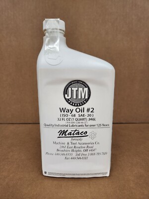 1 Quart (32oz) Lube Rite Way Oil 68 WAY OIL #2 WAY LUBE 68 Made in USA ...