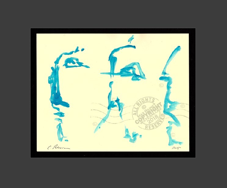 Duplicity 2 Faces Kisses You 2015 Contemporary Art PAINTING SIGNED ...