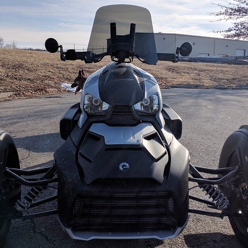 Calsci Tinted Shorty 16" Windshield for CanAm Ryker 600, 900, Rally | eBay