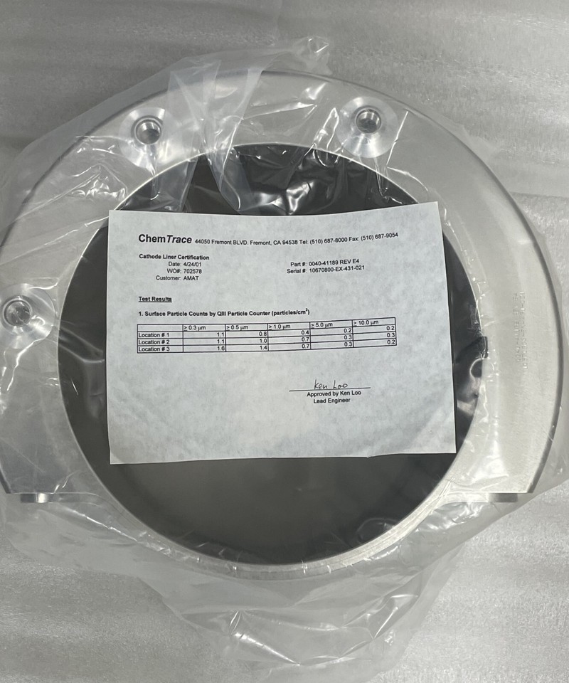 P/N 0040-41189, LP-LINER, CATHODE, MAG RING, WAFFLE-LESS | eBay