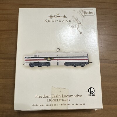 2007 Hallmark Keepsake Ornament ~ Freedom Train Locomotive ~ LIONEL ...