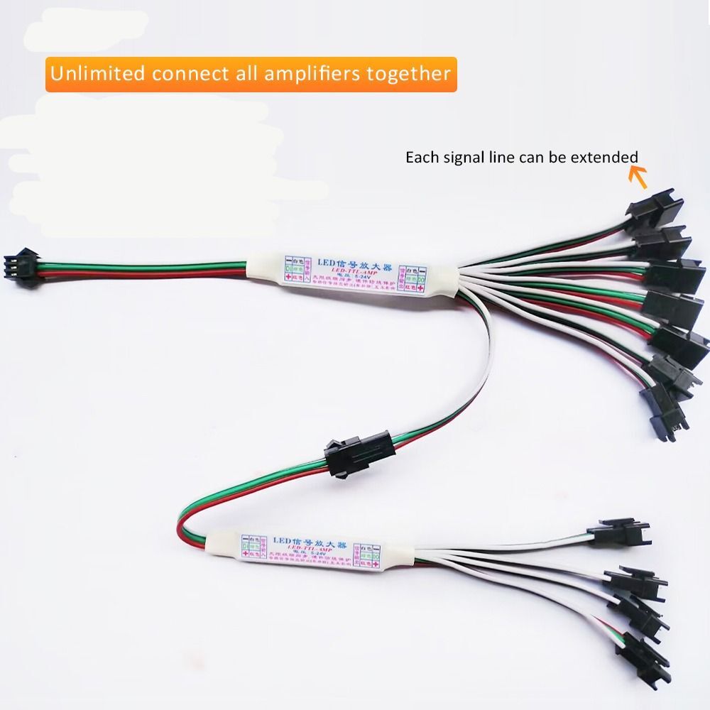 3pin Strip Light Repeater LED Strip String Module for WS2811 WS2812B ...