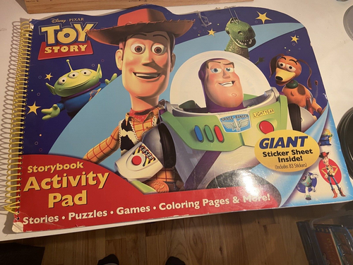 Toy Story 1 & 2 - Disney Pixar Storybook Activity Pad - 41 pages ...