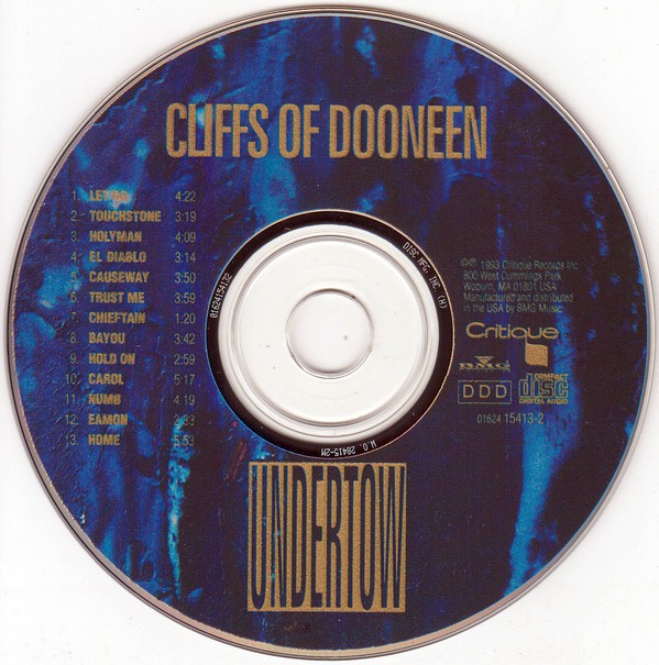 Cliffs Of Dooneen - Undertow (CD, Album) (Very Good Plus (VG+ ...
