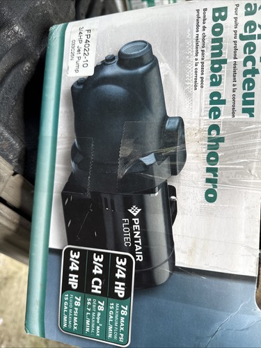 Flotec FP4022 - 12 GPM 3/4 HP Thermoplastic Shallow Well Jet Pump (115V ...