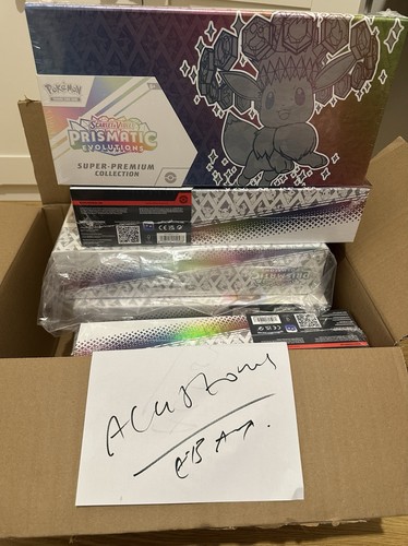 Pokemon Prismatic Evolutions Super Premium Collection SPC Sealed X 10 ...