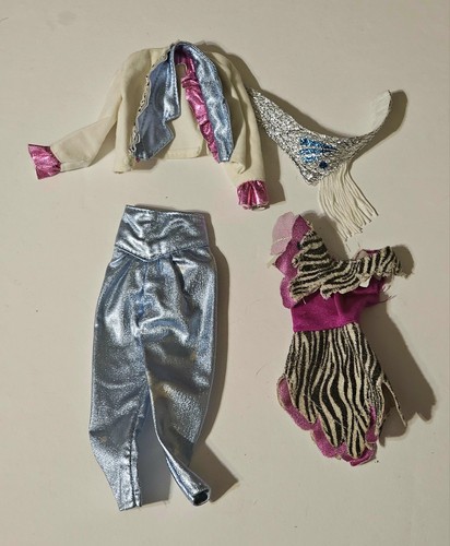 Vintage 80s Jem & The Holograms Pizzazz & Kimber Clothing Lot Metallic ...