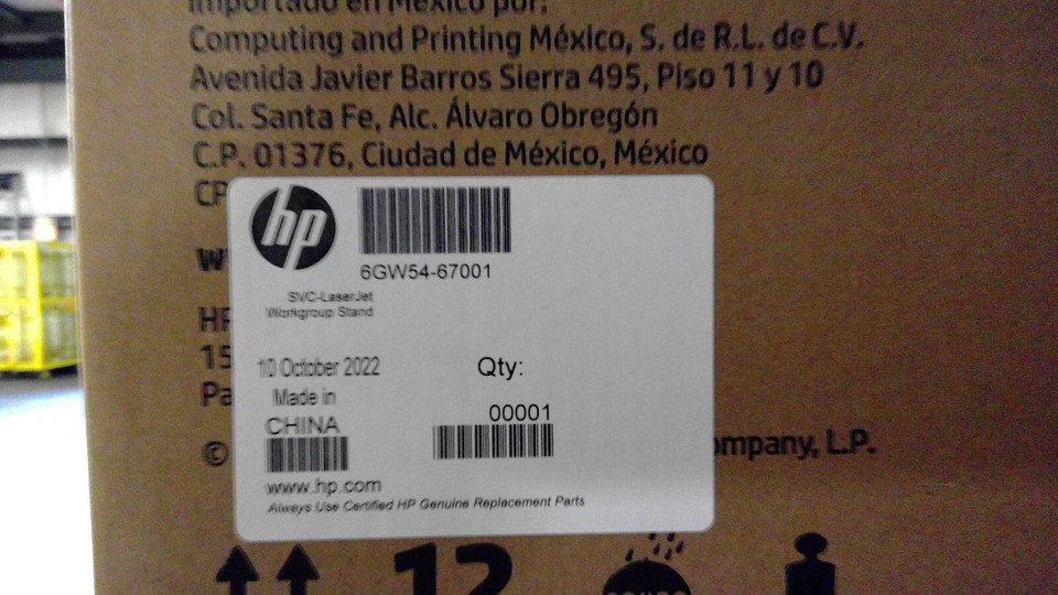 Genuine MFP E786dn/E786z LaserJet Workgroup Stand 6GW54A | eBay