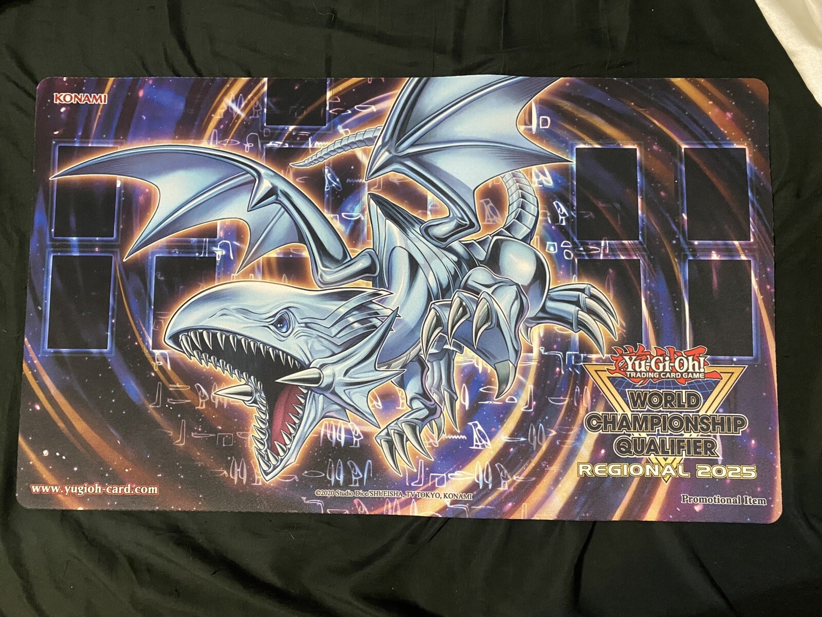 Yugioh ROTA Regional Playmat Blue Eyes White Dragon 2025 Rage of the ...