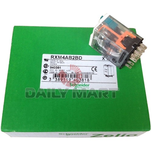 10PCS x New RXM4AB2BD General Purpose Power Relay 24VDC 4PDT Zelio RXM ...