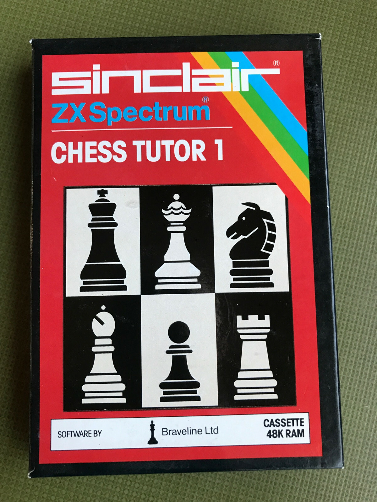SINCLAIR ZX Spectrum "CHESS TUTOR 1" - Software by Braveline Ltd - 1983 ...
