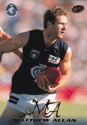 AFL 1999 Select Carlton Blues - Matthew Allan Card No.132 | eBay