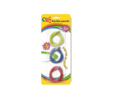 Flexible Bendy Pencils Colour Erasers Magic Bend Kids Children School ...